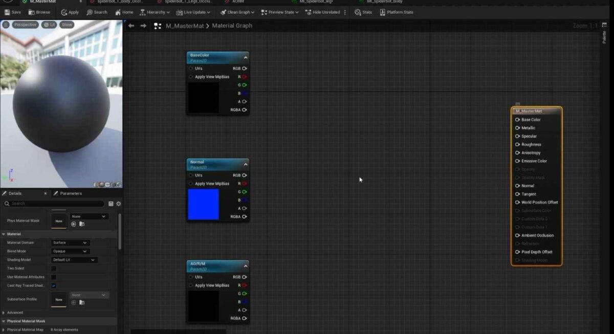 Master Materials in 3D Design and Modelling Instances