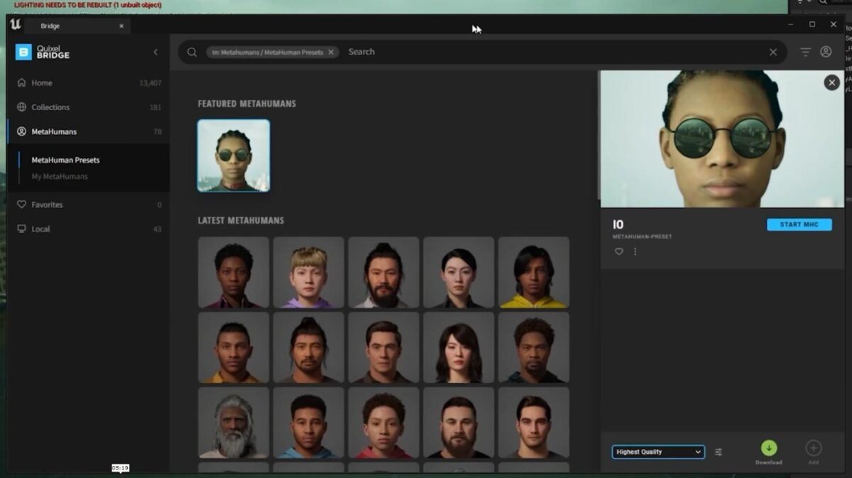 Understand Metahumans and Character Rigging in Unreal Engine