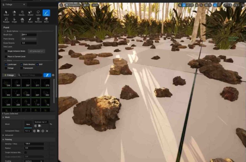 Unreal Engine Optimize Foliage for Realistic Scenes
