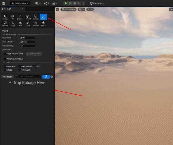 Unreal Engine Optimize Foliage for Realistic Scenes