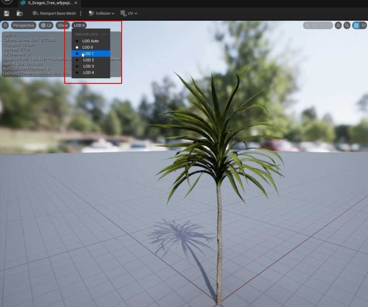 Unreal Engine Optimize Foliage for Realistic Scenes