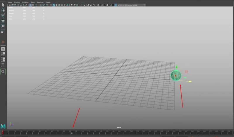 Keyframe Animation: Bouncing Ball Maya Tutorial