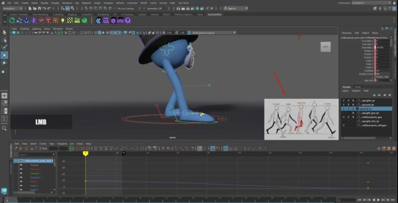 Walk Cycle Animation Add Life And Personality With Autodesk Maya