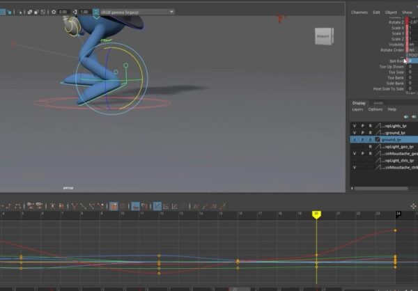 Walk Cycle Animation Add Life And Personality With Autodesk Maya